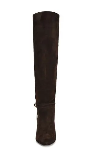 Veronica Beard Angeline Boot In Chocolate