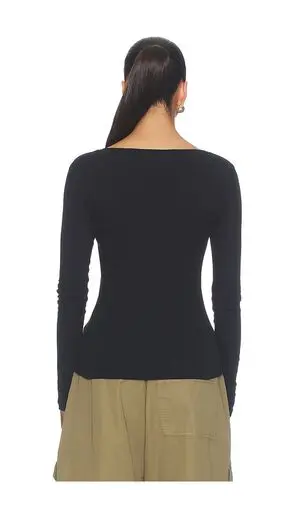 GRLFRND X Sophia Kelly Sheer V-neck Tee