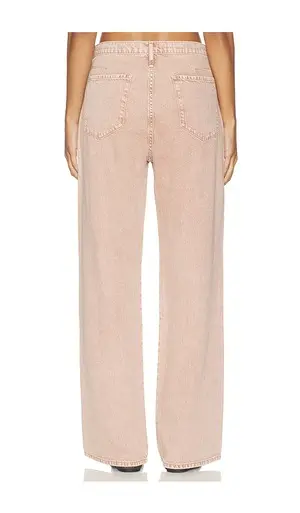 Rag & Bone Phoebe Drawstring Wide Jeans In Pink