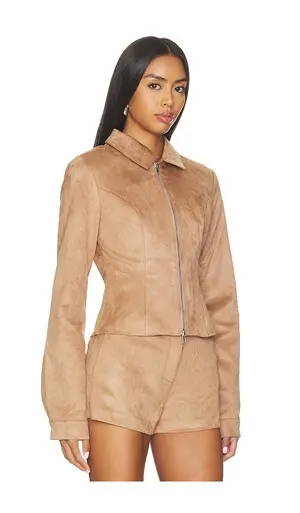 SNDYS. Archer Faux Suede Jacket