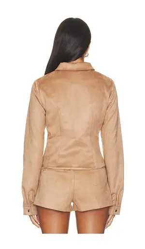 SNDYS. Archer Faux Suede Jacket