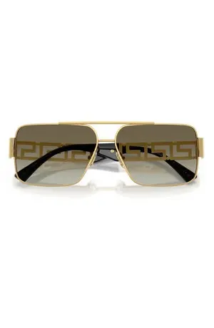 Versace Ve2290 61mm Gradient Rectangular Sunglasses