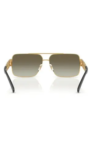 Versace Ve2290 61mm Gradient Rectangular Sunglasses