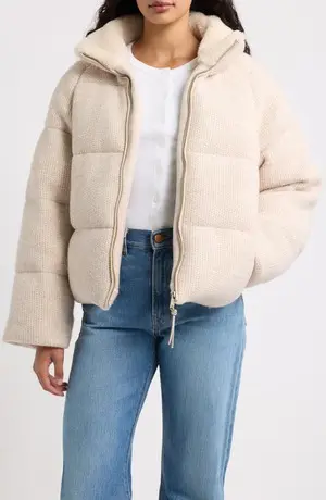 UGG Vareta Knit Puffer Jacket Bluff Multi