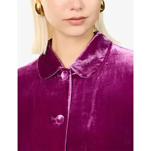 REFORMATION X Alexa Chung Pepo Velvet Jacket
