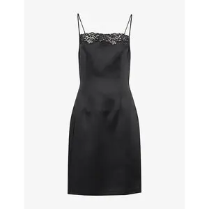 REFORMATION X Alexa Chung Satin Cocktail Mini Dress