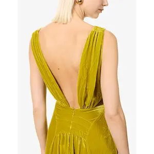 REFORMATION X Alexa Chung Legacy Velvet Gown