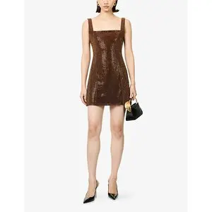 SELF-PORTRAIT Crystal Mini Dress