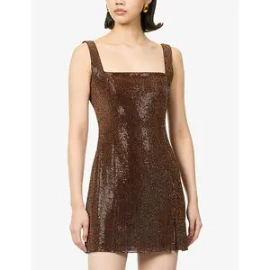 SELF-PORTRAIT Crystal Mini Dress