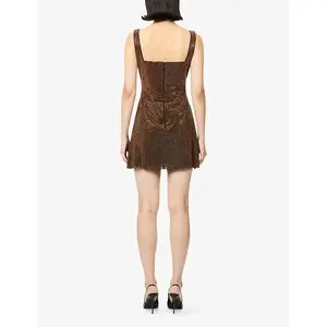 SELF-PORTRAIT Crystal Mini Dress