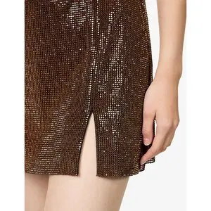 SELF-PORTRAIT Crystal Mini Dress