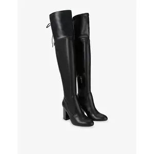 Carvela Vito Faux-leather Heeled Over-the-knee Boots