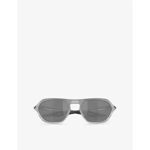 Oakley Oo9537 Cage Jacket Geometric-frame Nylon Sunglasses