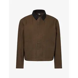 Paige Vechio Slip-pocket Cotton Jacket - Pinecone