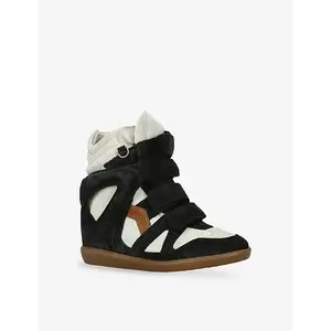 Isabel Marant Étoile Bekett Suede And Leather High-top Trainers