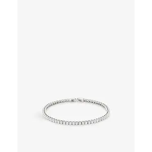 MISSOMA Tennis Everyday Platinum Pvd Plated Stainless-steel Bracelet - Silver