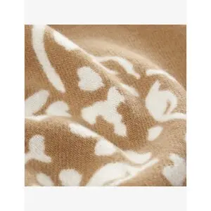 YVES DELORME Léopard Merino-wool Throw