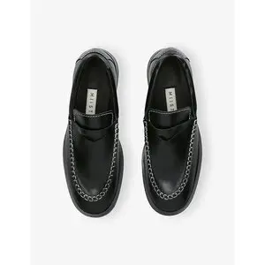 MIISTA Lucan Leather Penny Loafers