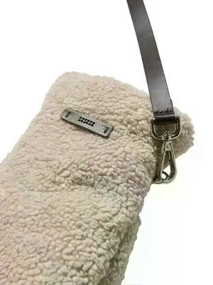 Peserico Faux-fur Mittens - Neutrals