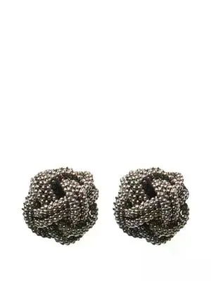 Peserico Punto Luce Chain Earrings - Silver