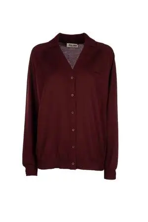 Miu Miu Miu Miu Woman Clothing Knitwear Multicolor
