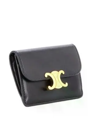 Celine Triomphe Case Leather Card Holder