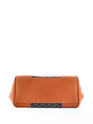 Goyard Saigon Coated Canvas With Leather Tote Bag