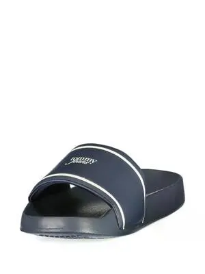 Tommy Hilfiger Logo-print Striped Slides