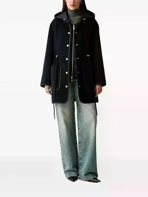 Luisa Spagnoli Strumento Quilted-hooded Coat