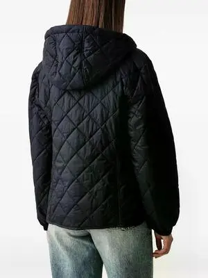 Luisa Spagnoli Strumento Quilted-hooded Coat