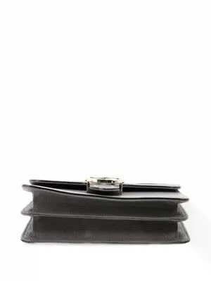 Gucci Interlocking Leather Small Shoulder Bag - Grey