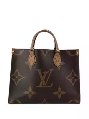 LOUIS VUITTON Onthego Reverse Monogram Giant Mm Tote Bag - Brown