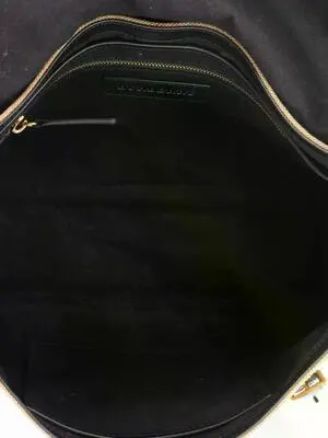 Burberry Baildon Messenger Bag House Check Canvas Large Crossbody Bag