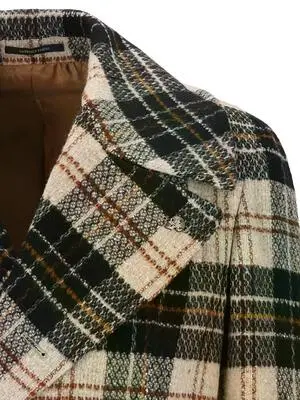 GABRIELE PASINI Check Double-breasted Coat