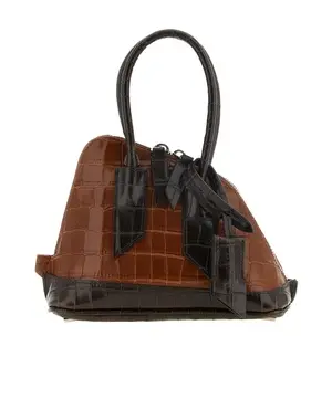 Attico Zippered Handbag - Brown