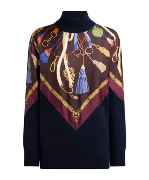 Etro Turtleneck Sweater - Blue
