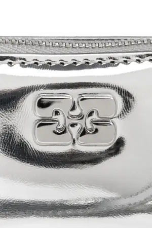 GANNI Mirror-effect Pouch Bag