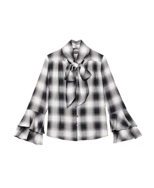 Mint Velvet Check Blouse