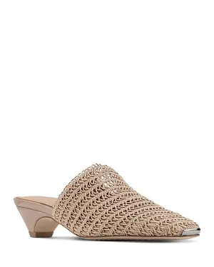 DONALD PLINER Gillespie Macrame Mules - Praline