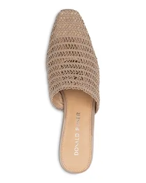 DONALD PLINER Gillespie Macrame Mules - Praline