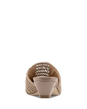 DONALD PLINER Gillespie Macrame Mules - Praline