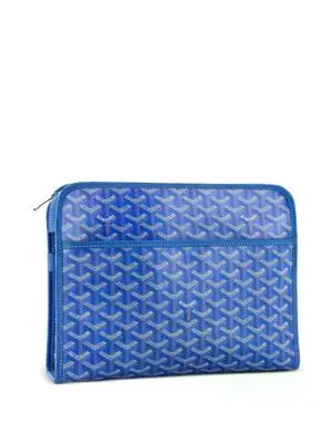 Goyard Jouvence Toiletry Coated Canvas Gm Pouch - Blue