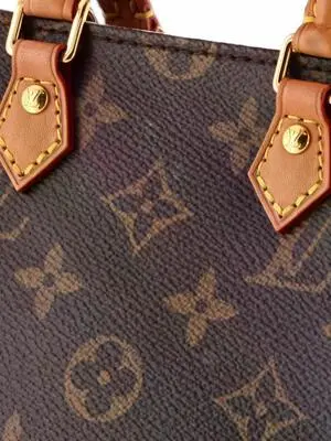 LOUIS VUITTON Petit Sac Plat Bag Monogram Canvas Crossbody Bag