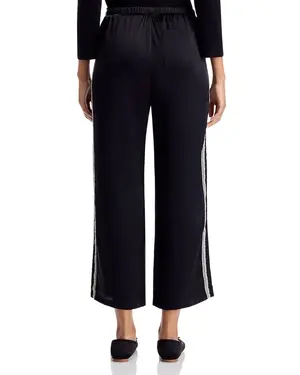 Donni. The Silk Lace Crop Pants