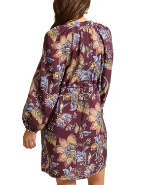 Tommy Bahama Mesa Shores Printed Tie Waist Mini Dress