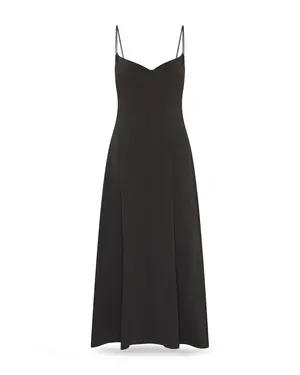 ST. AGNI Paneled Bustier Midi Dress