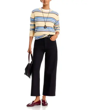 AGOLDE The Ren High Rose Ankle Wide Leg Jeans