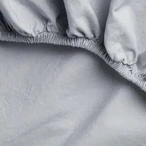 PARACHUTE Egyptian Cotton Percale Fitted Sheet, Queen - Sky