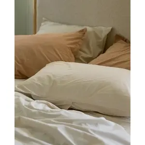 PARACHUTE Percale King Pillowcase, Pair - Bone