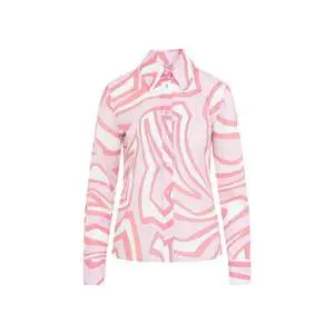 Emilio Pucci Printed Long Sleeve Button-up Shirt